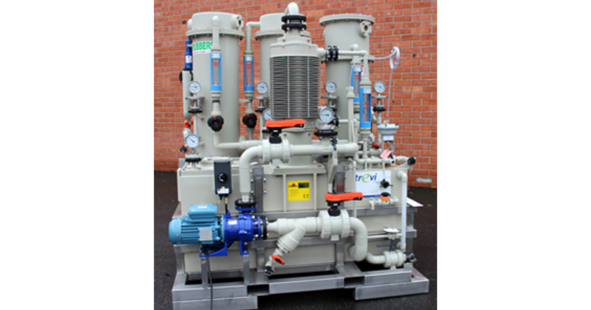 Solvent scrubber for VOCs, halogenated compounds and aldehydes | Trevi